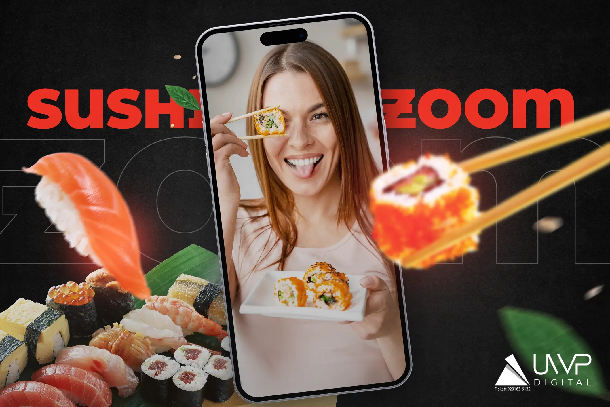 SushiZoom: food delivery app promotion | UWP Digital
